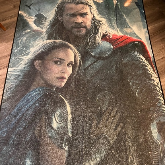 Bedding | Marvel Thor And Jane Foster Throw Thin But Big See Pic For ...